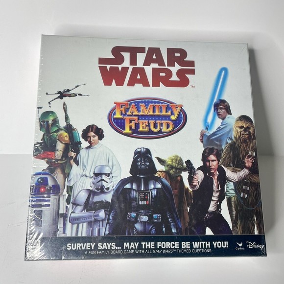 Cardinal | Toys | Disney Star Wars Family Feud Board Game George Lucas ...